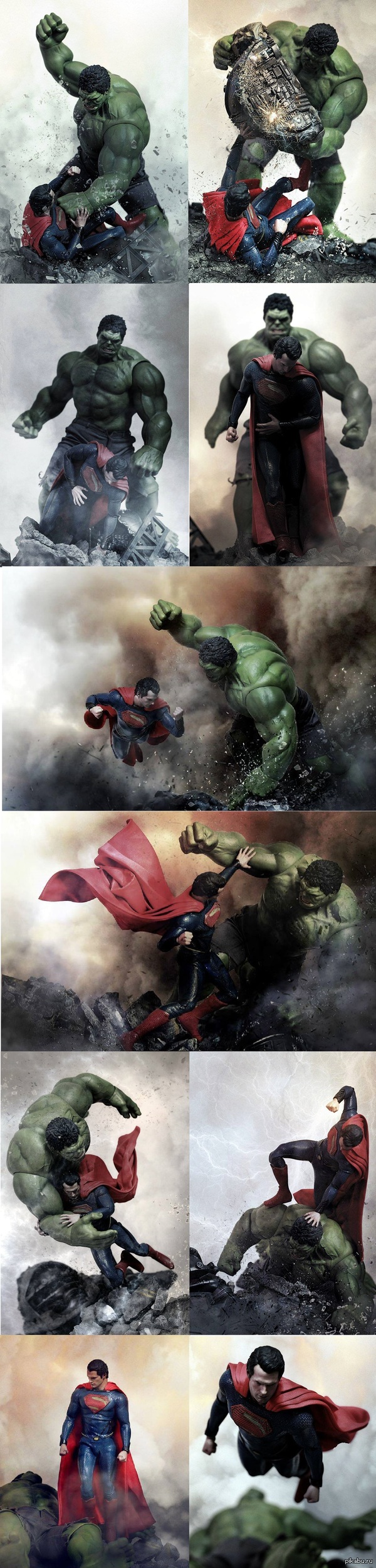 Hulk vs Superman | Пикабу