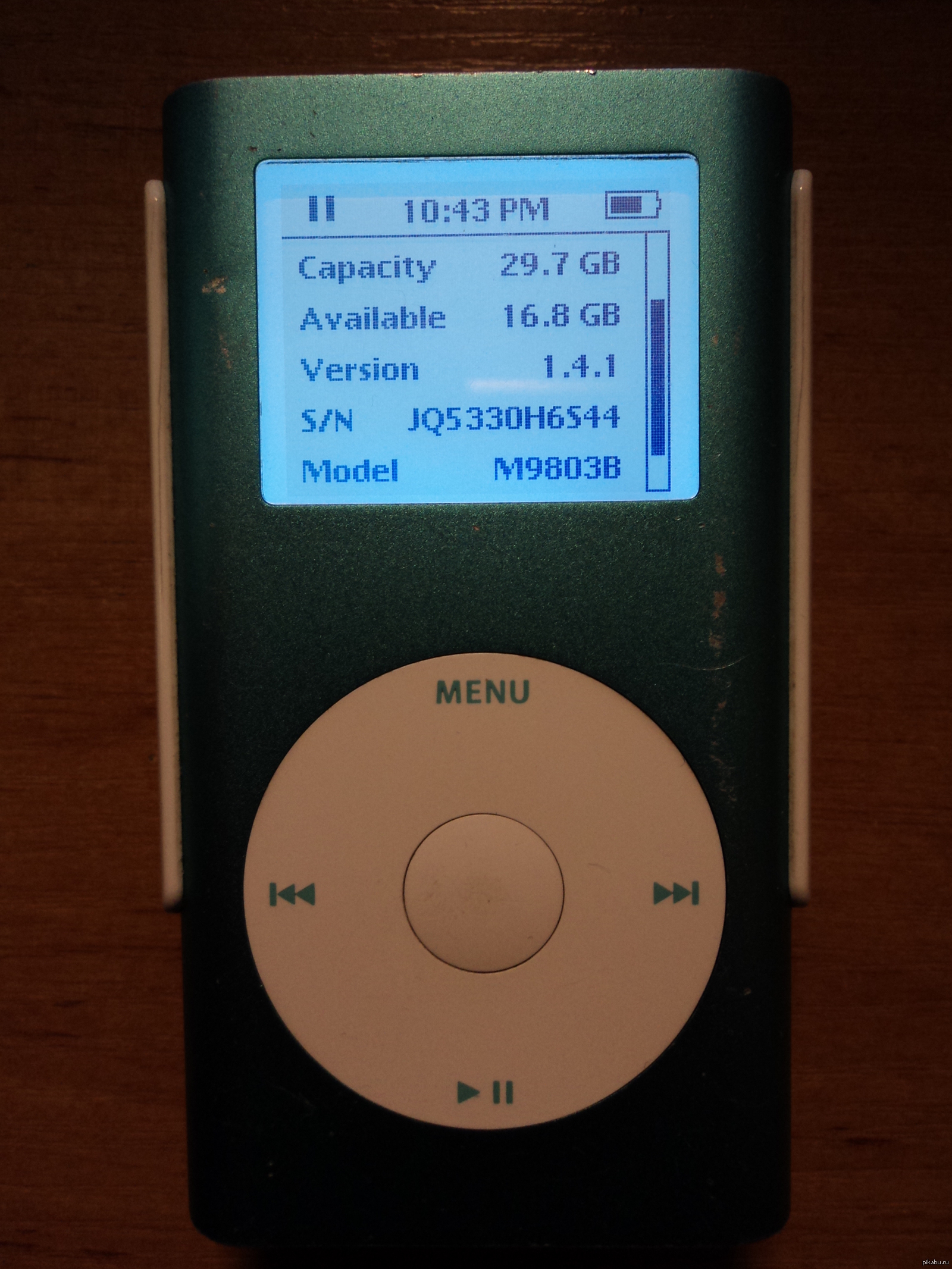 То чувство когда в твоем iPod Mini 2005 года памяти больше, чем в ...