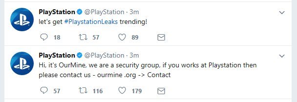 Аккаунты PlayStation в Twitter и Facebook были взломаны, произошла ...